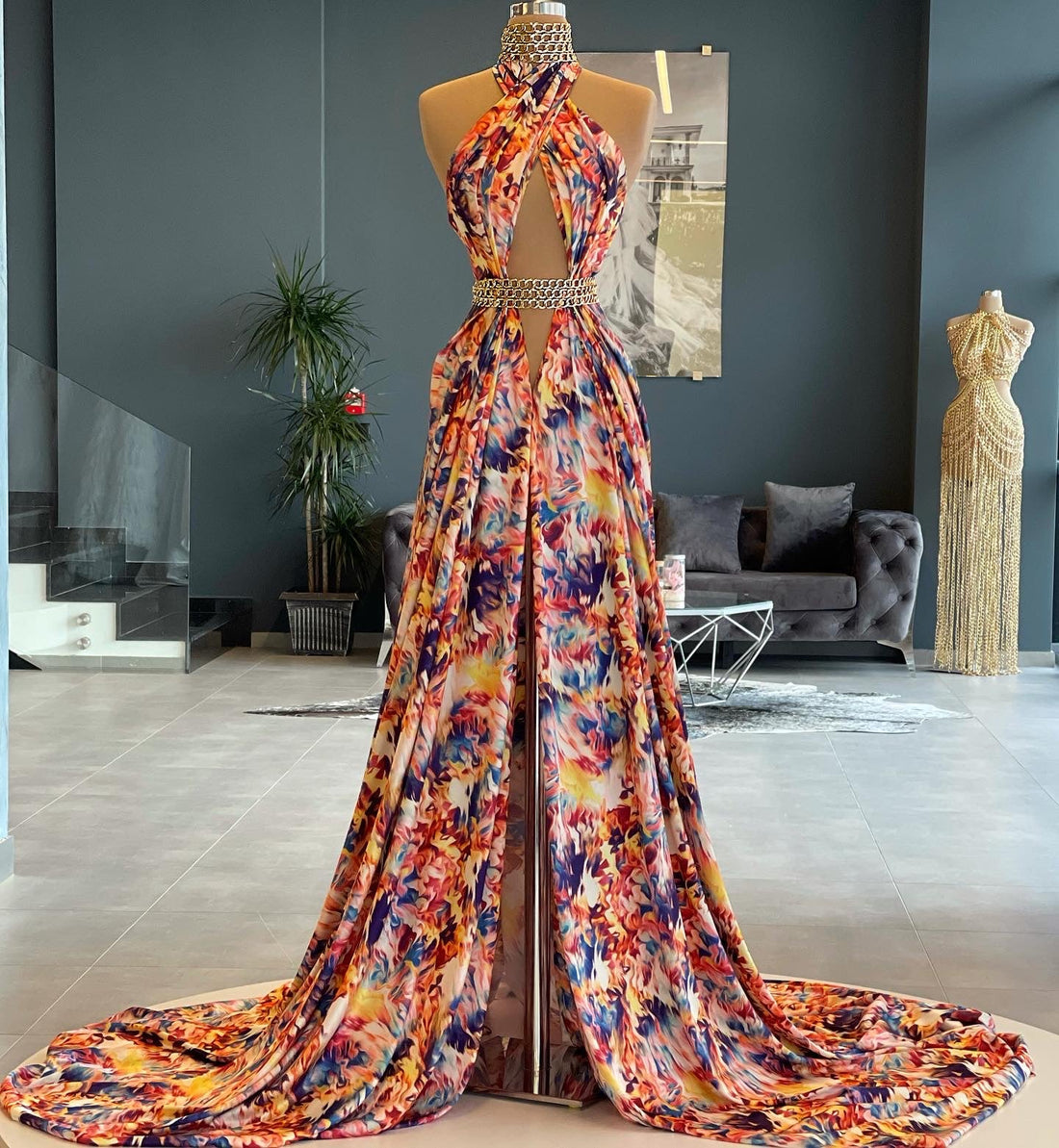 Haisley Backless Celebrity Dresses – D&D Clothing