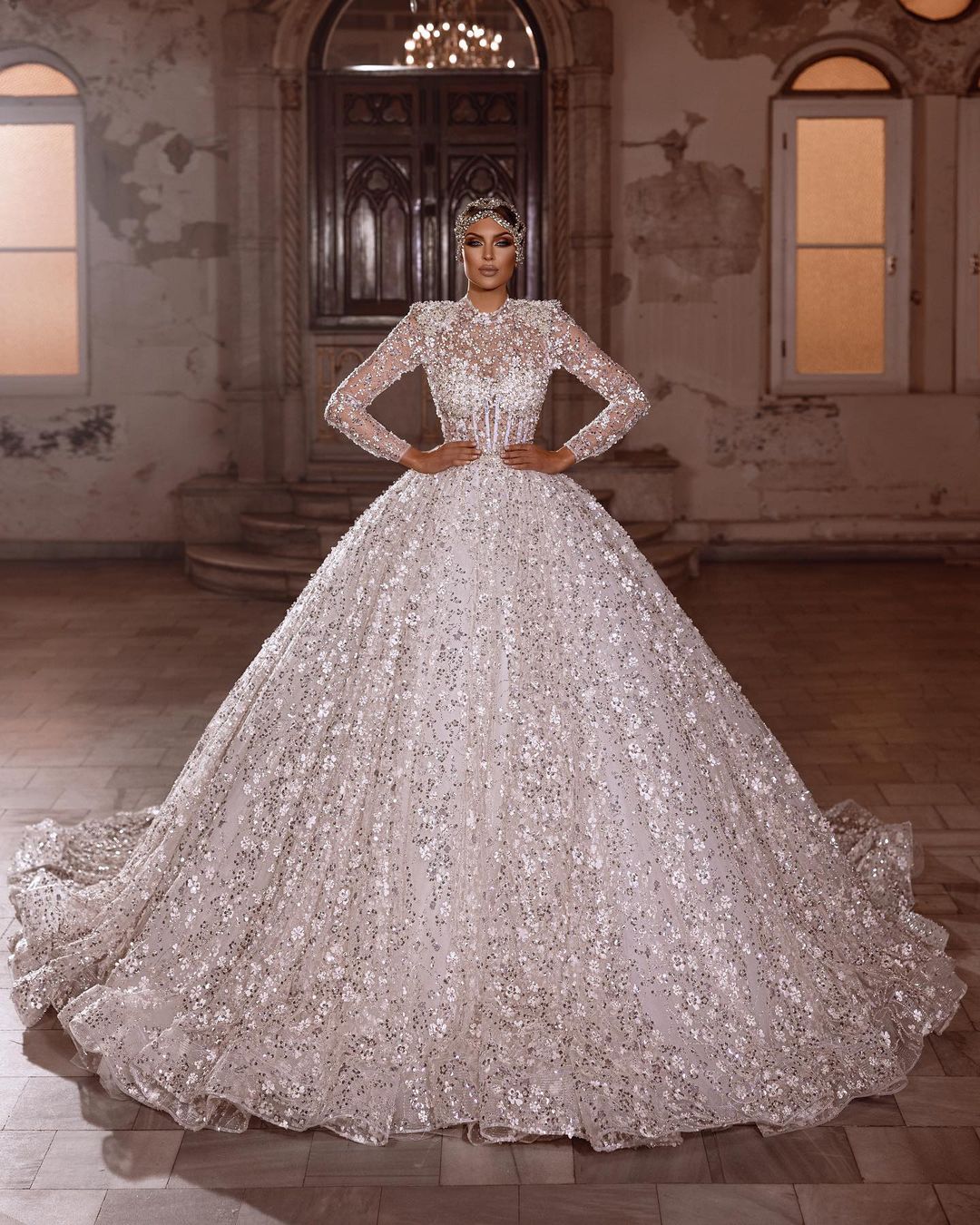 Elanna Luxury White Wedding Dress – D&D Clothing
