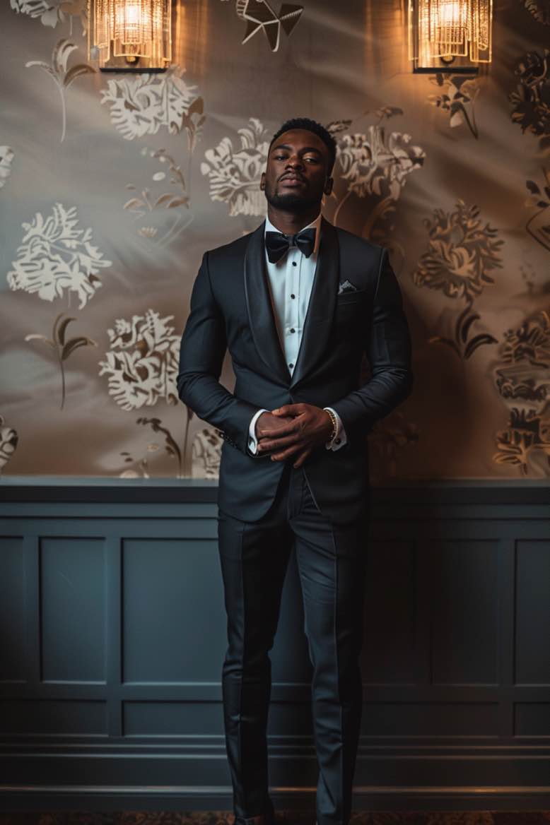 Rupert High Quality Black slim Fit Men Tuxedos Suit – D&D Clothing