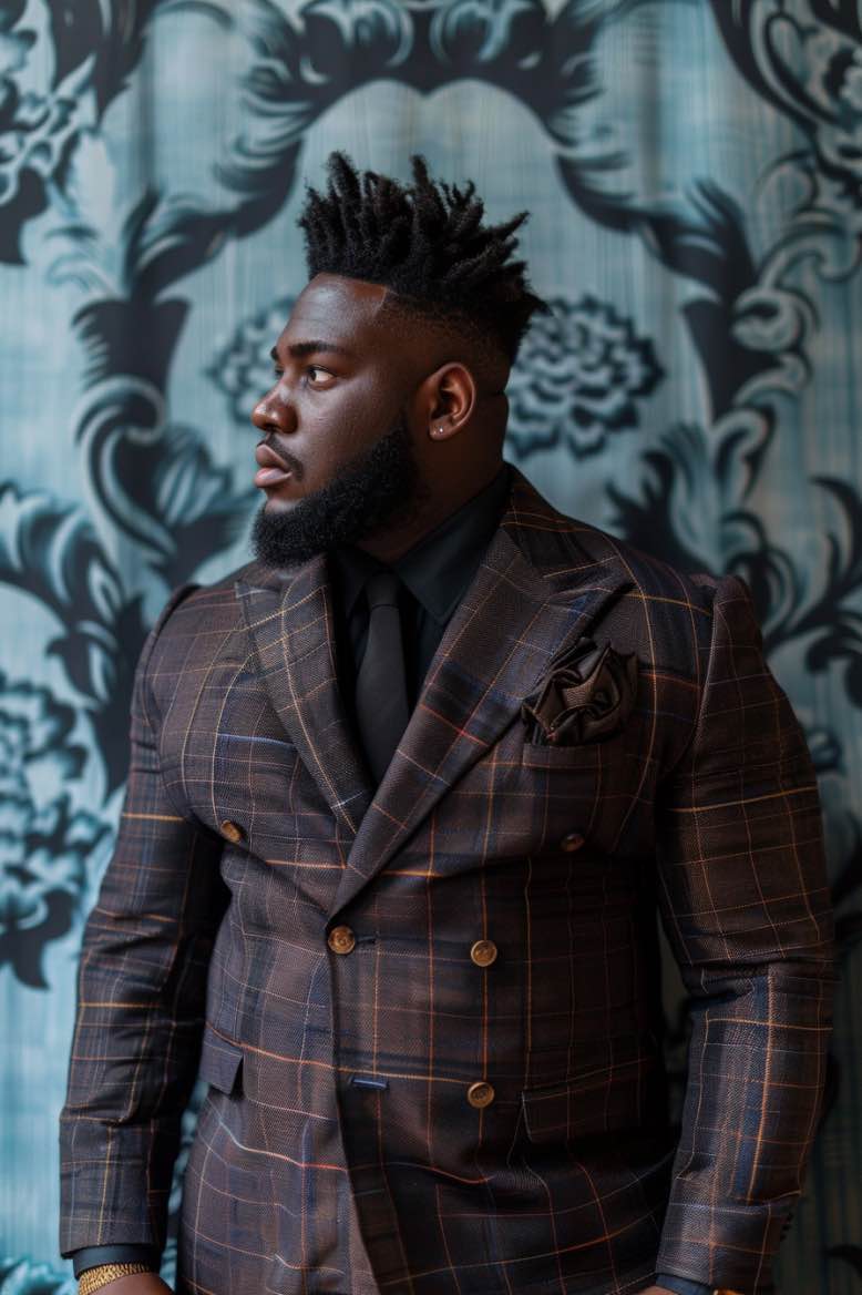 Parker High Quality Brown Plus Size Men Beautiful Suit – D&D Clothing