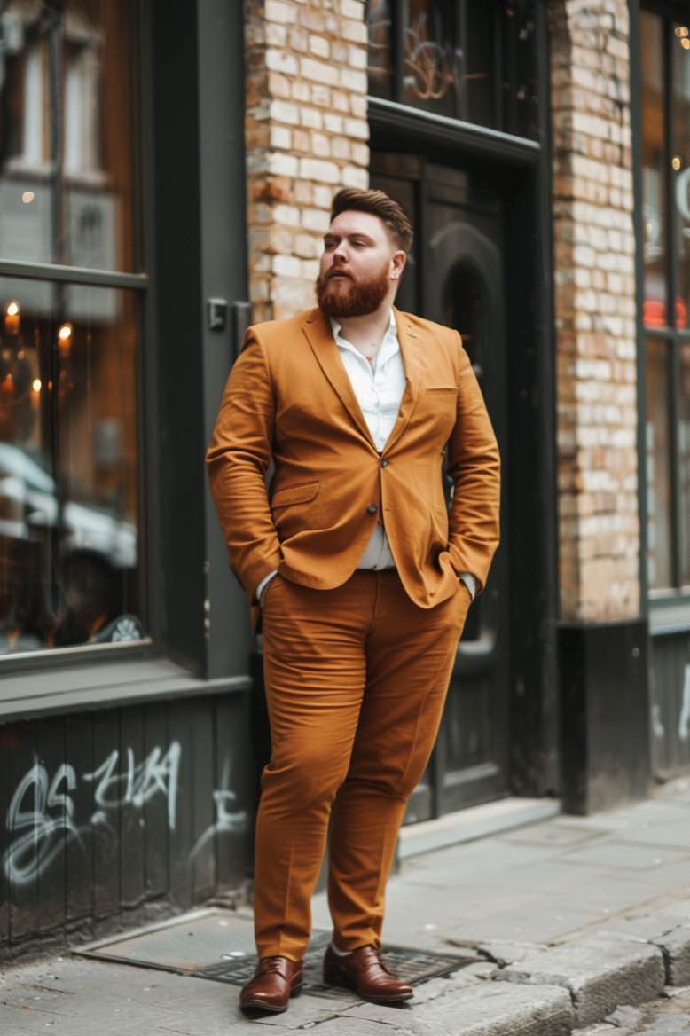 Karl High Quality Musted Plus Size Men Beautiful Suit – D&D Clothing