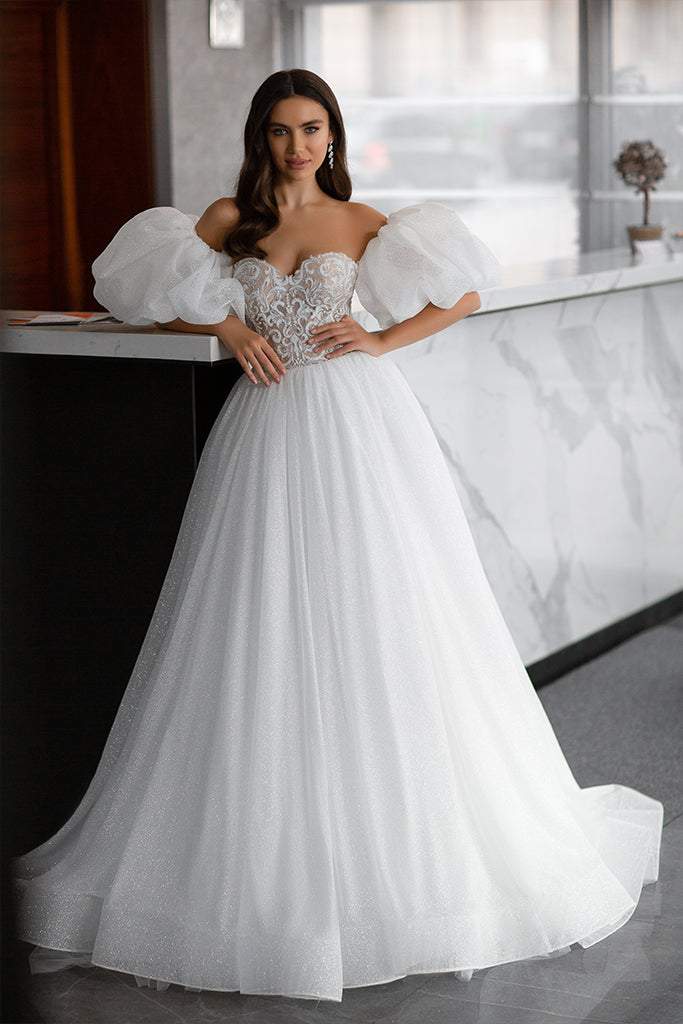 Flimsy White Wedding Dress| Wedding Gowns – D&D Clothing
