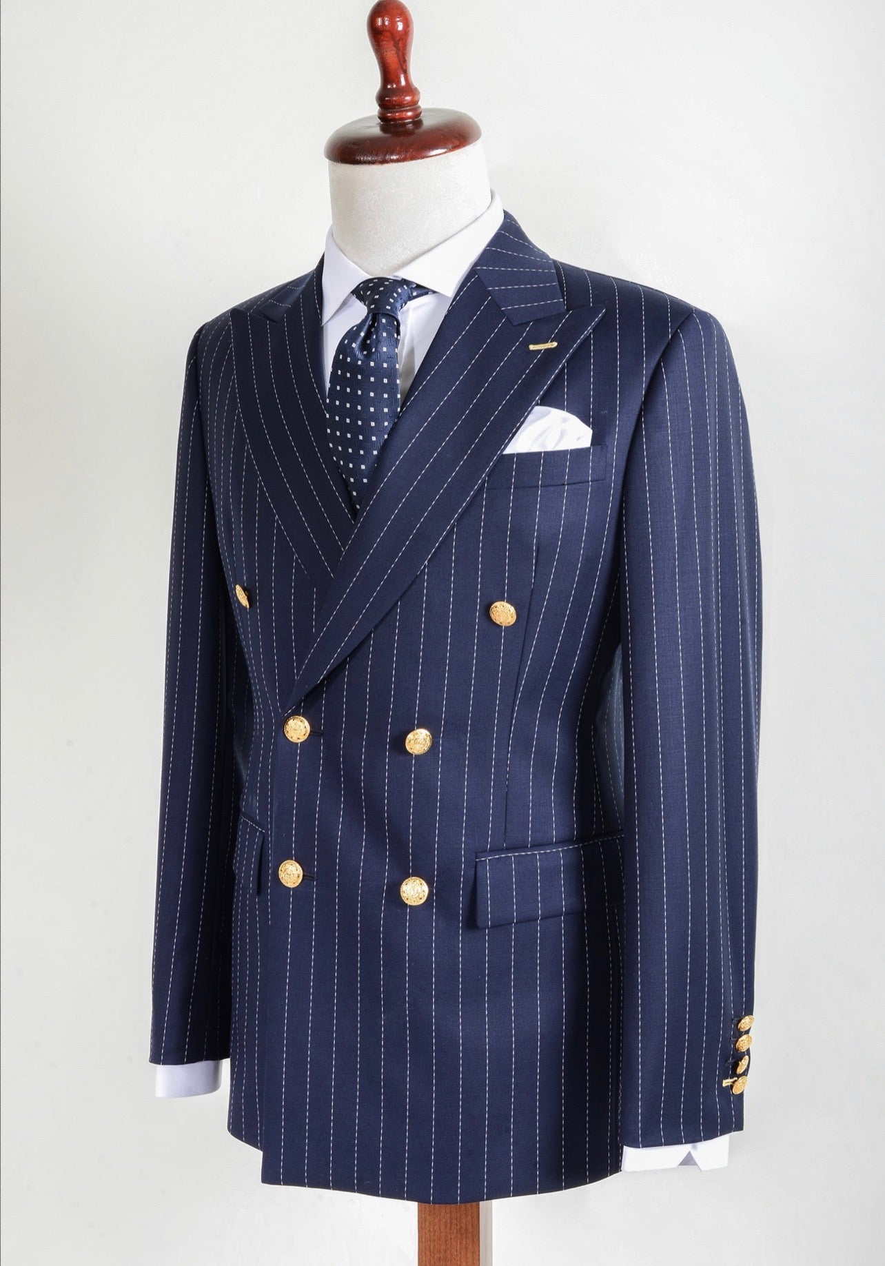 Double Breasted strips Custom Bespoke Men Suit Tailored – D&D Clothing